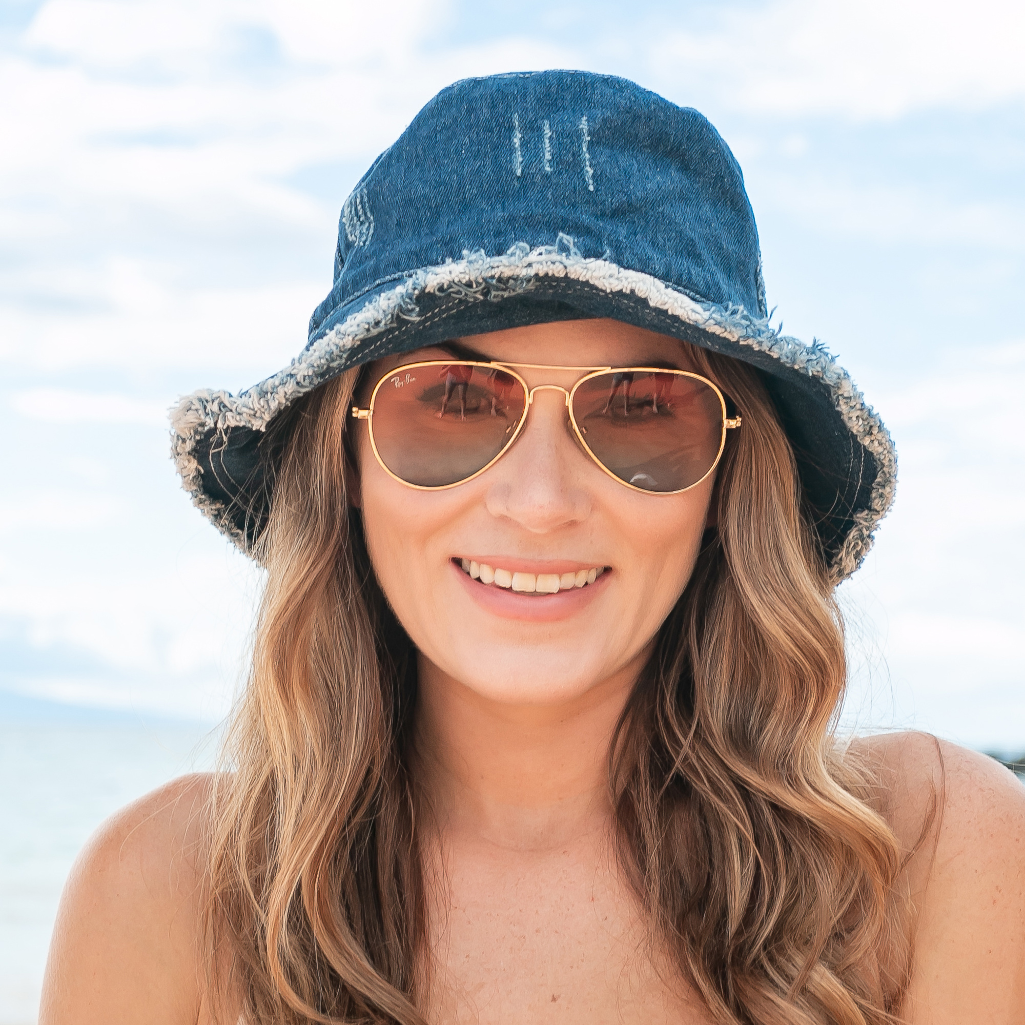 Denim Bucket Hat | AILI'S CORNER | Jane.com
